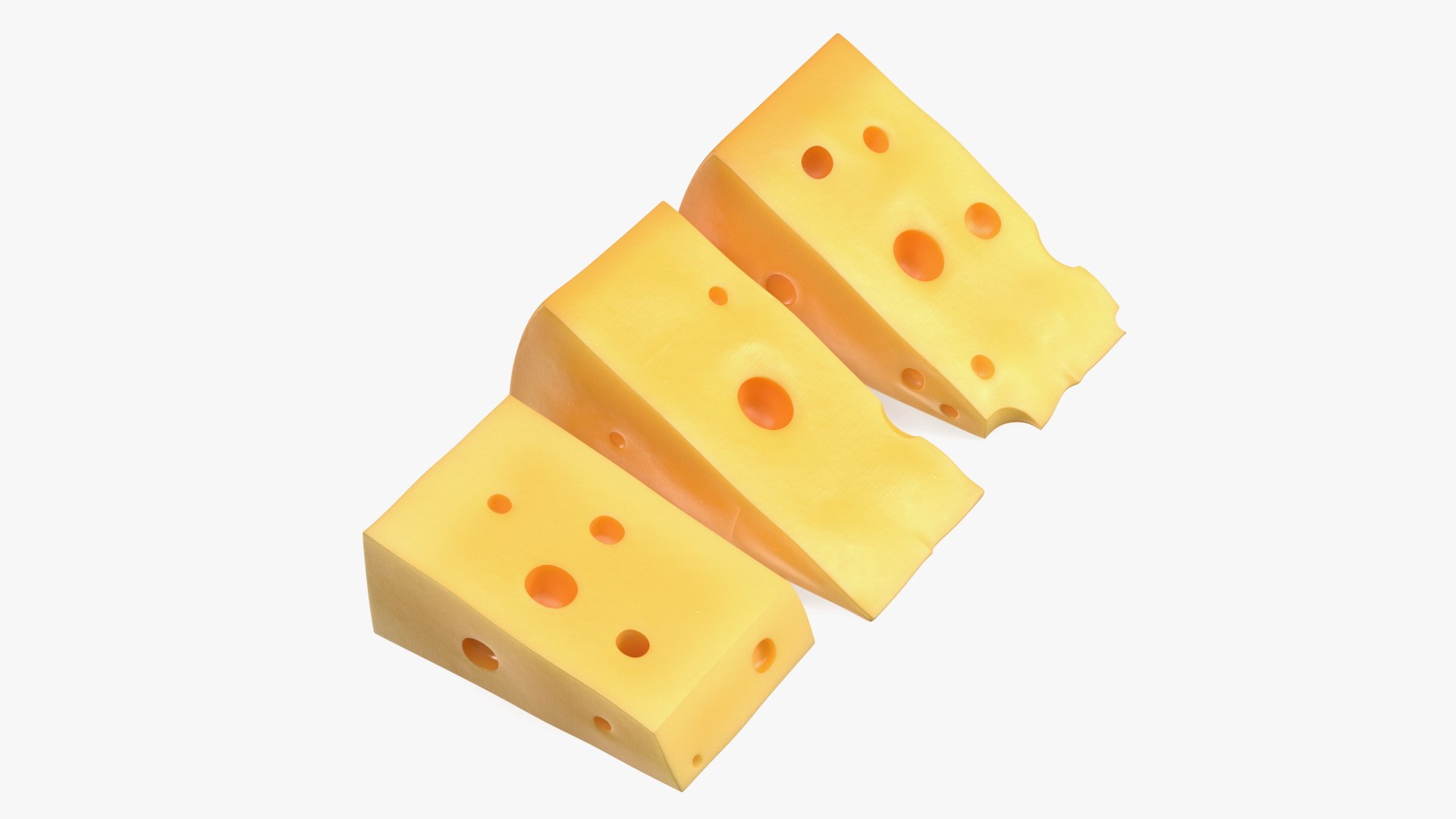 modelo 3d Bloques de queso suizo - TurboSquid 2217908