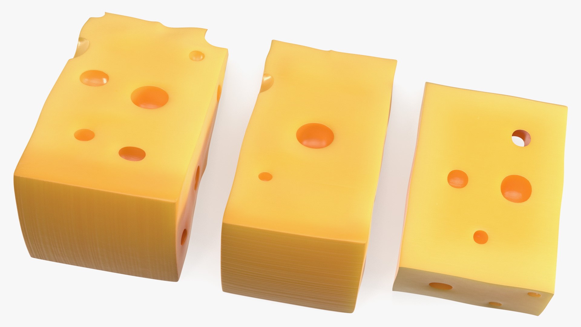 3D Swiss Cheese Blocks Model - TurboSquid 2217908