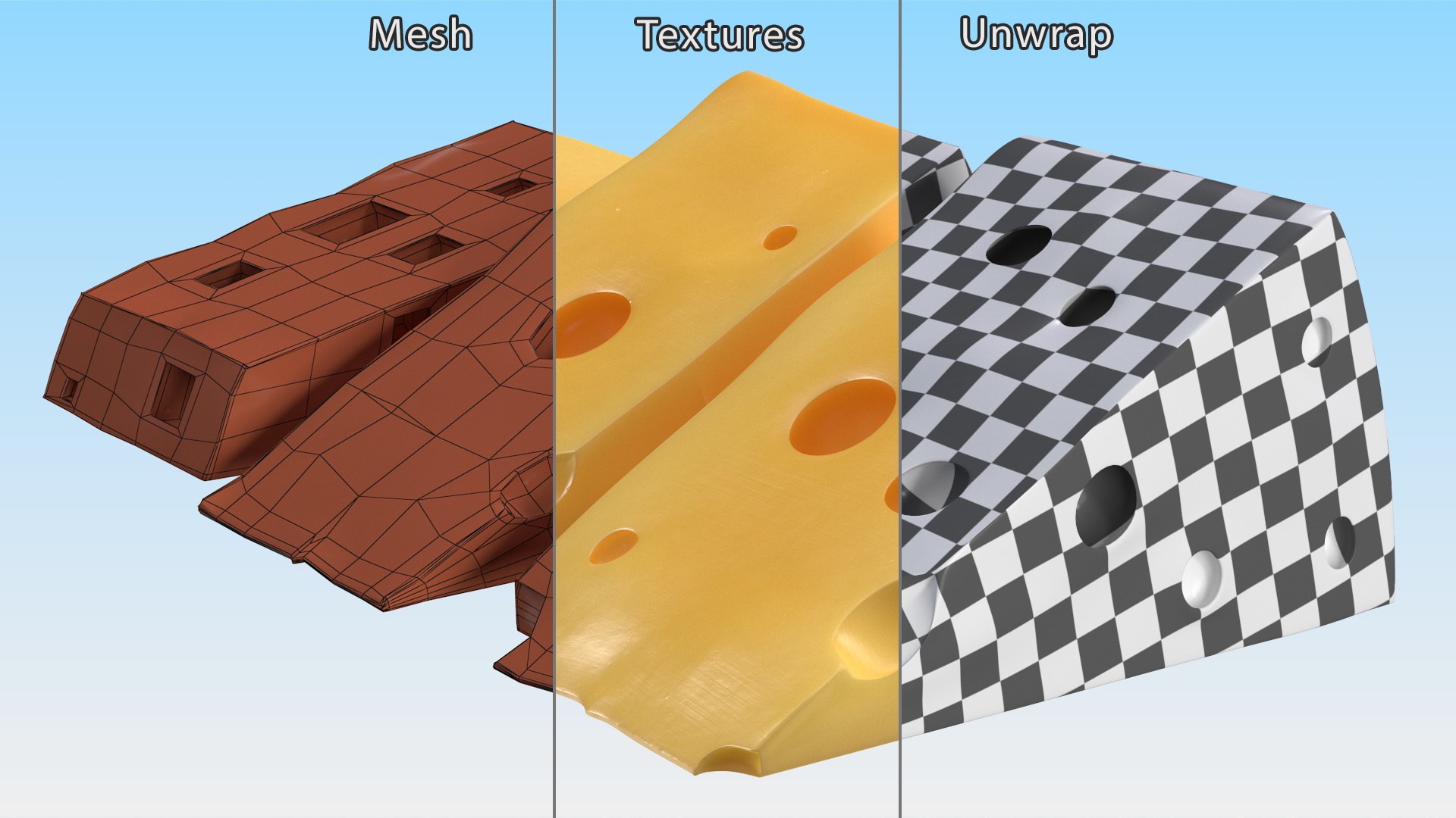 3D Swiss Cheese Blocks Model - TurboSquid 2217908