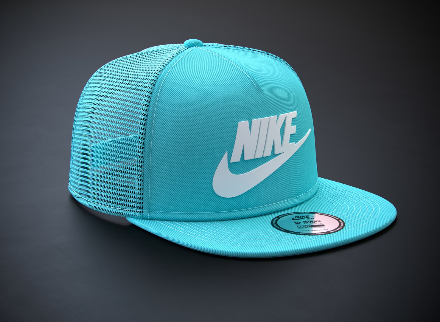 Baseball Cap Light Blue 3D Model - TurboSquid 2037768