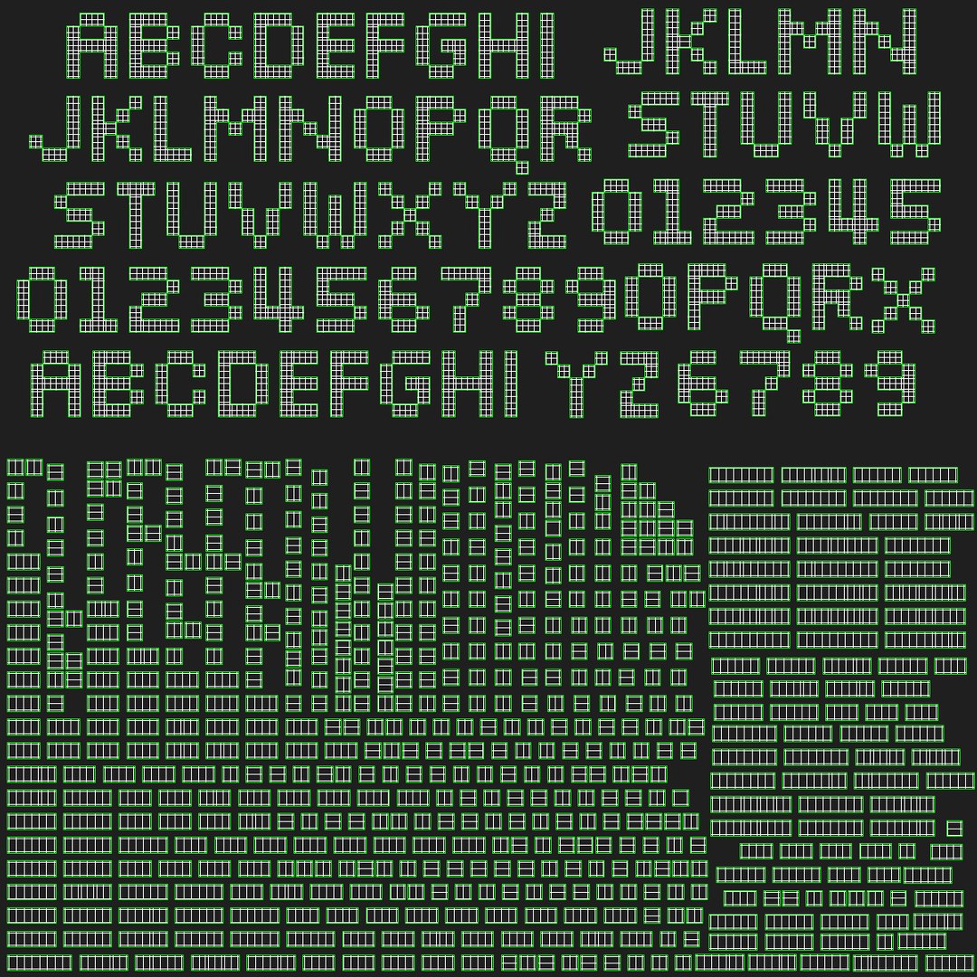 Pixel Font Model - TurboSquid 1952190