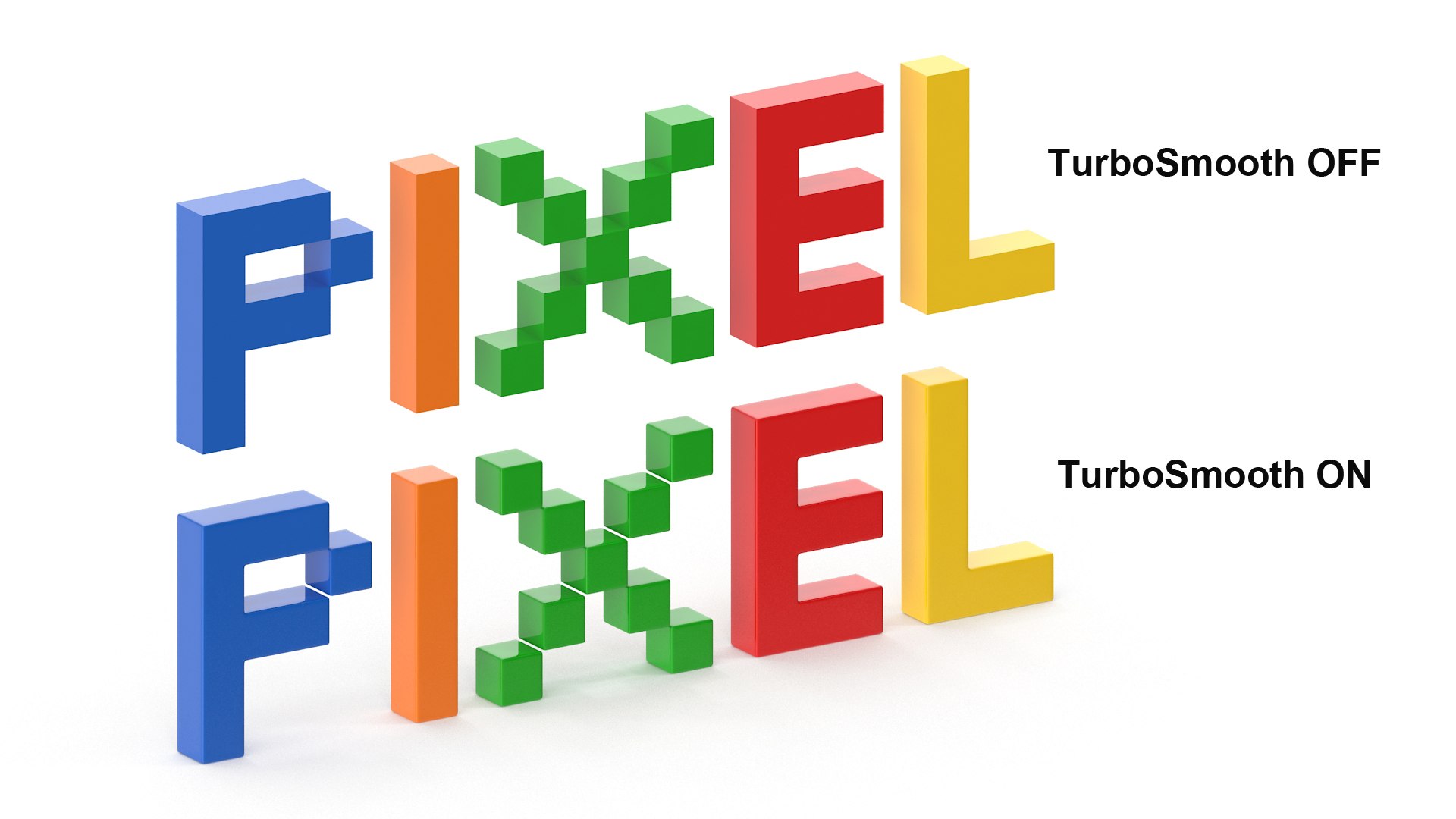Pixel Font Model - TurboSquid 1952190