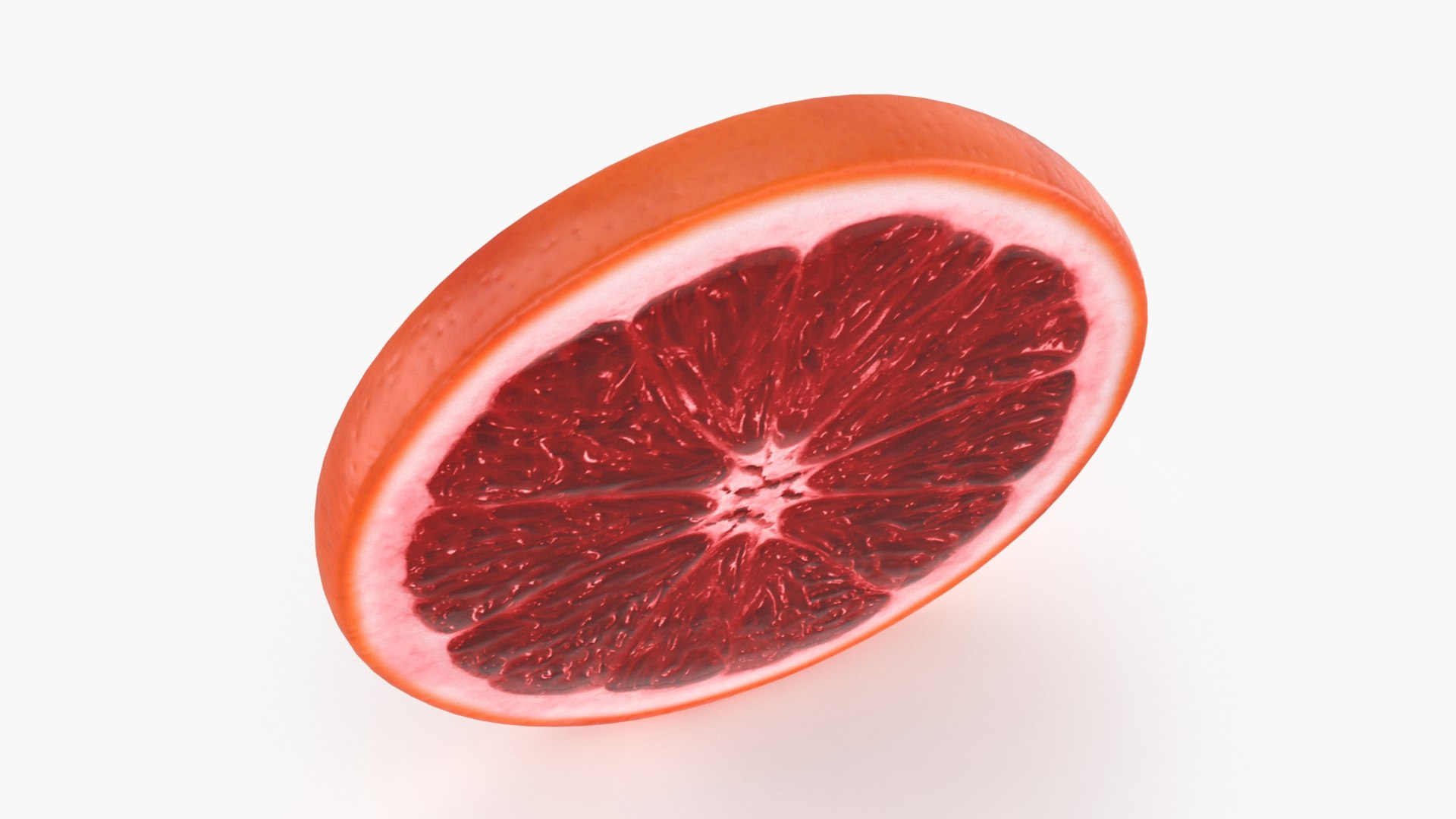 3D Round Blood Orange Slice Model - TurboSquid 1993078