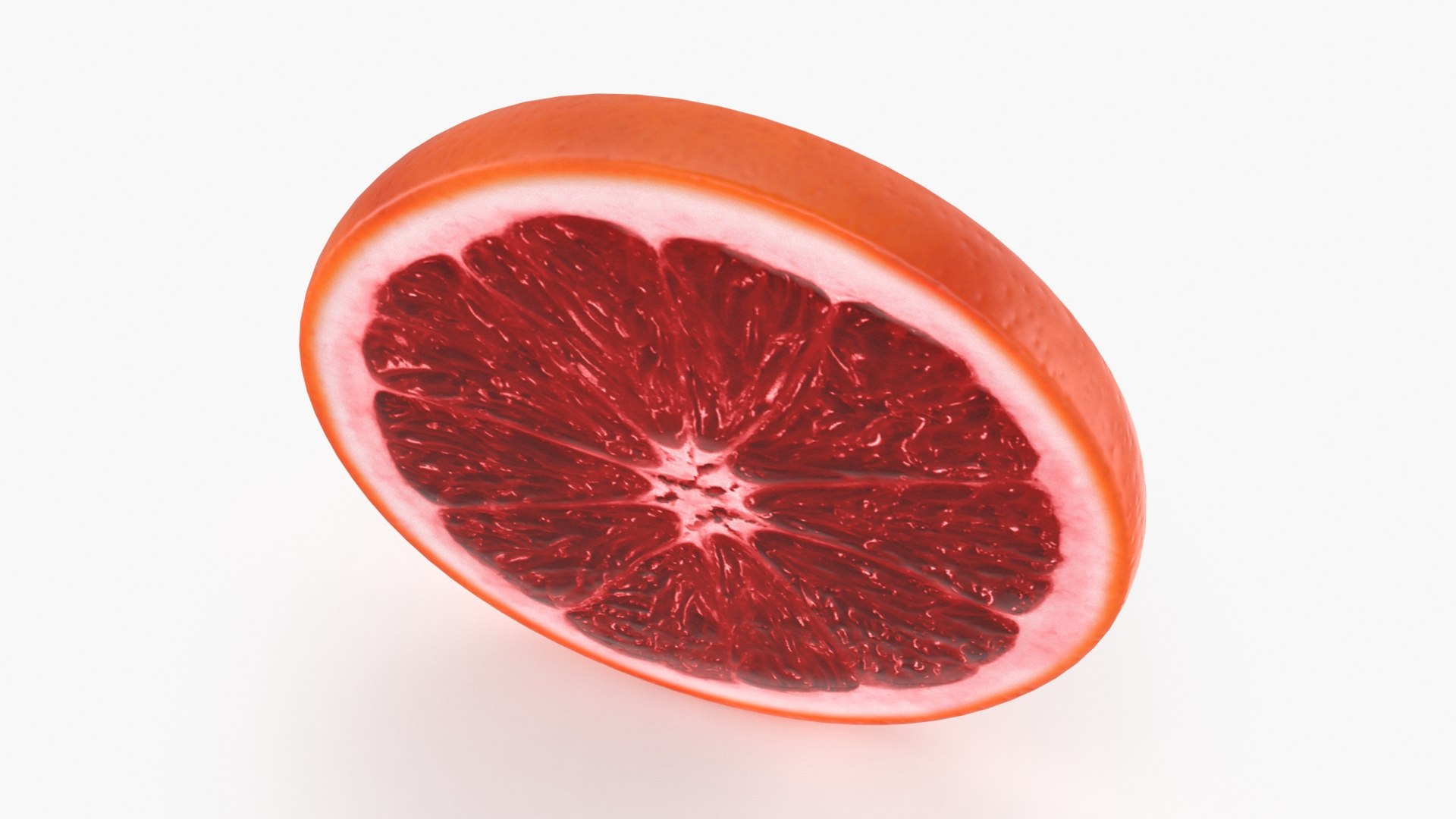 3D Round Blood Orange Slice Model - TurboSquid 1993078