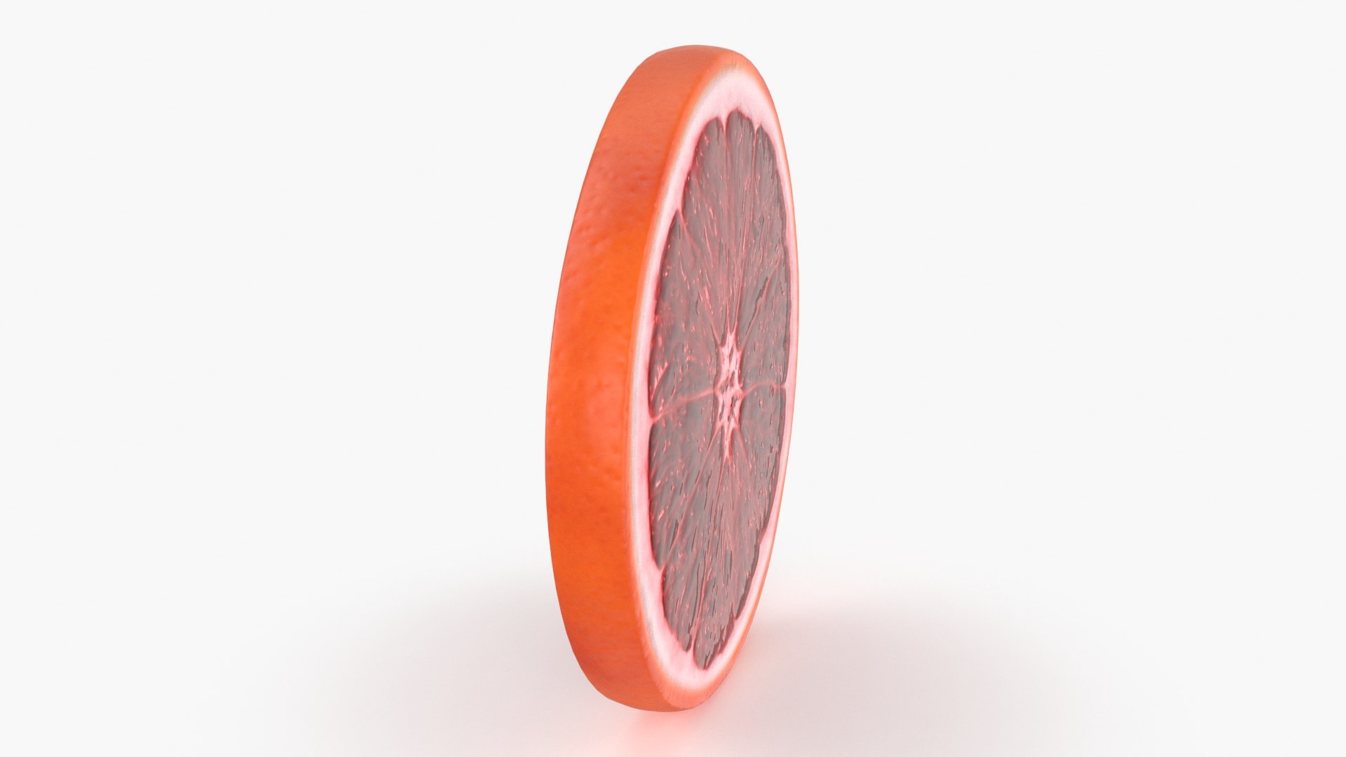 3D Round Blood Orange Slice Model - TurboSquid 1993078
