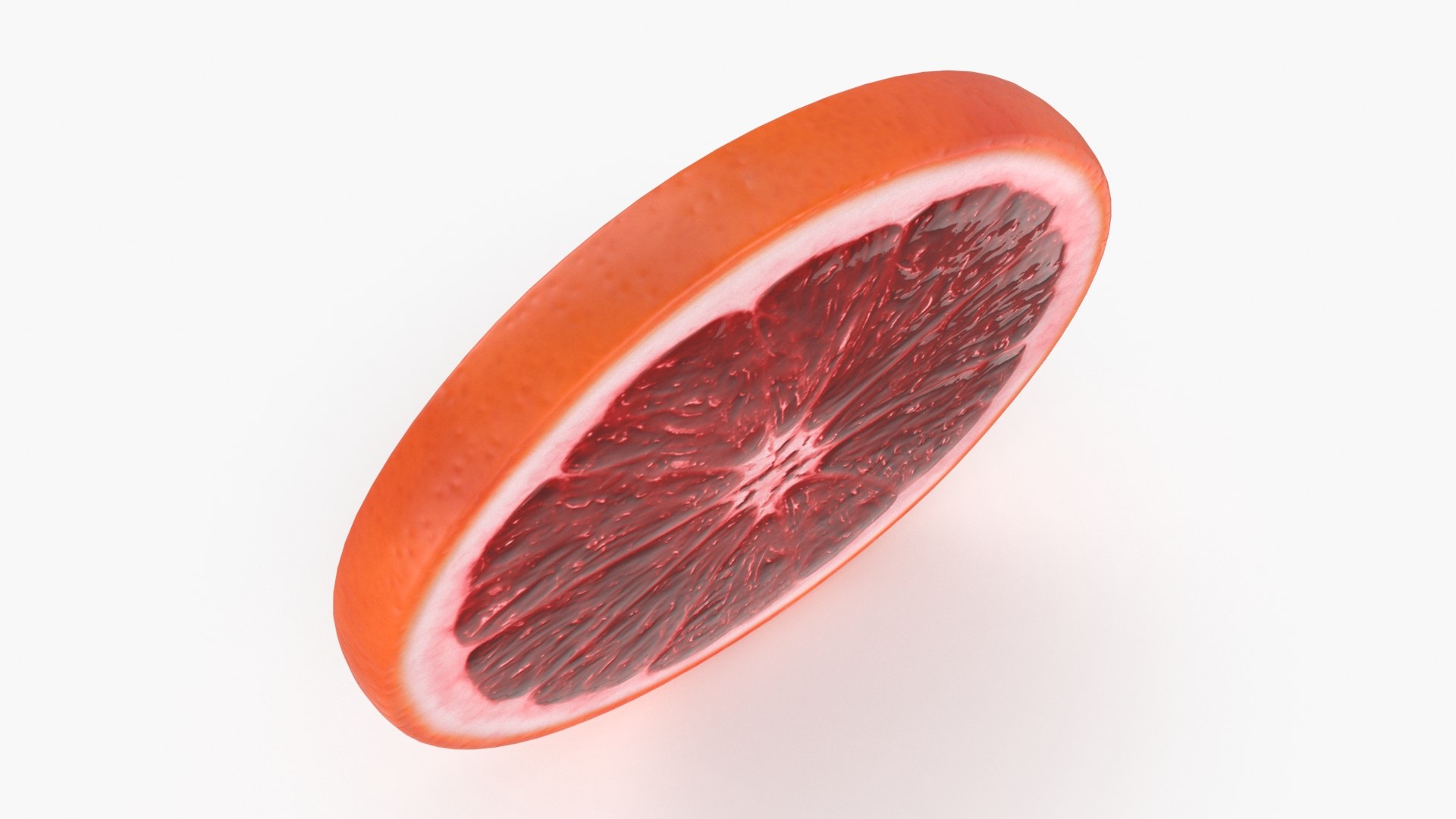 3D Round Blood Orange Slice Model - TurboSquid 1993078