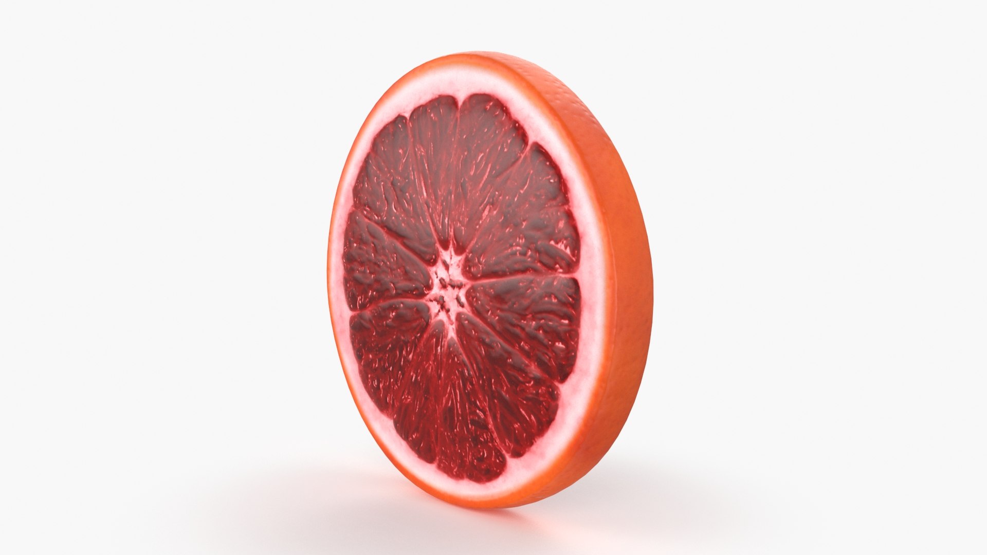 3D Round Blood Orange Slice Model - TurboSquid 1993078