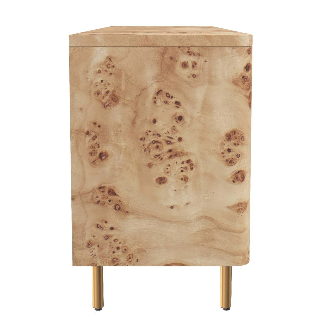 3D Mota Burl Wood Media Console 104103 Model - TurboSquid 2087900