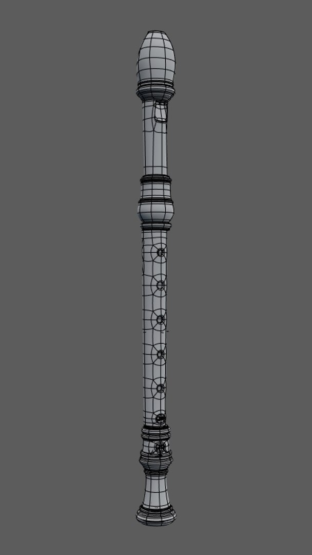 Recorder Musical Instrument 3D Model - TurboSquid 1440637