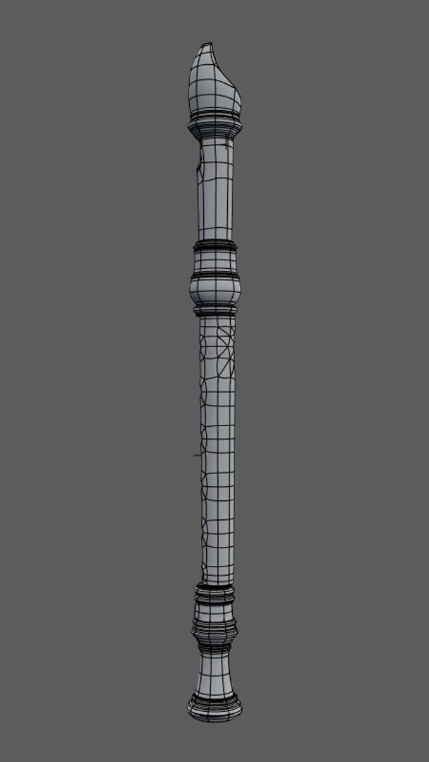 Recorder Musical Instrument 3D Model - TurboSquid 1440637
