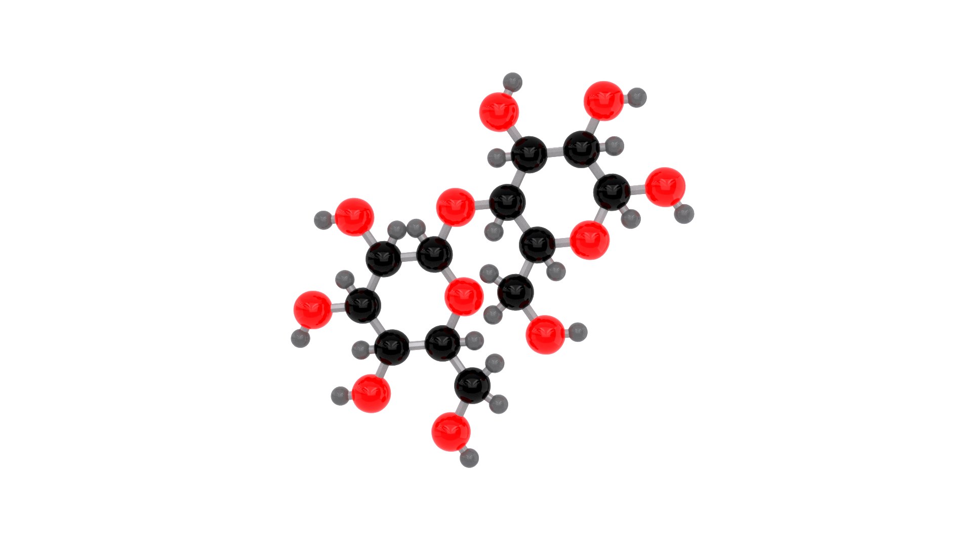 3D Maltose - Molecule Model - TurboSquid 2173040