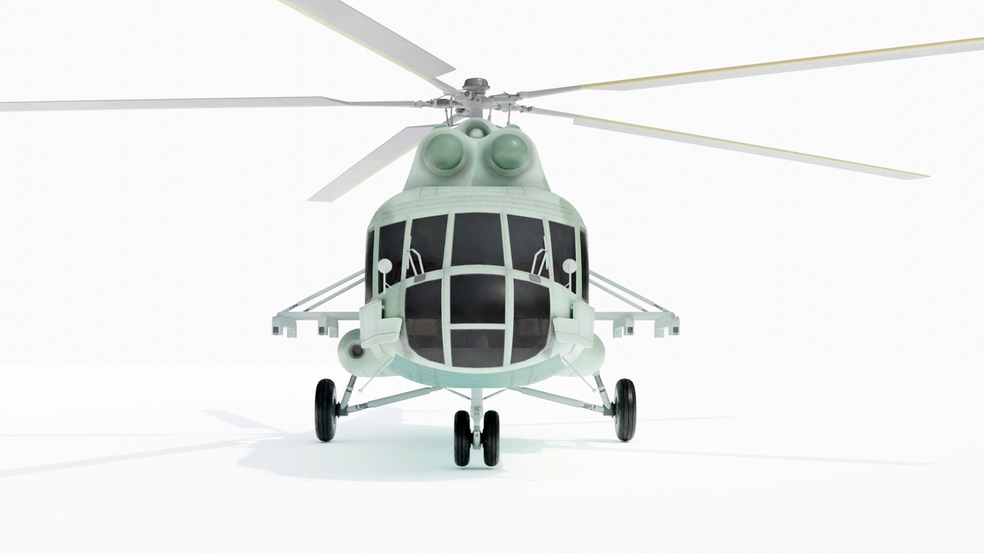 Mil Mi-8 Transport Helicopter 3d Model