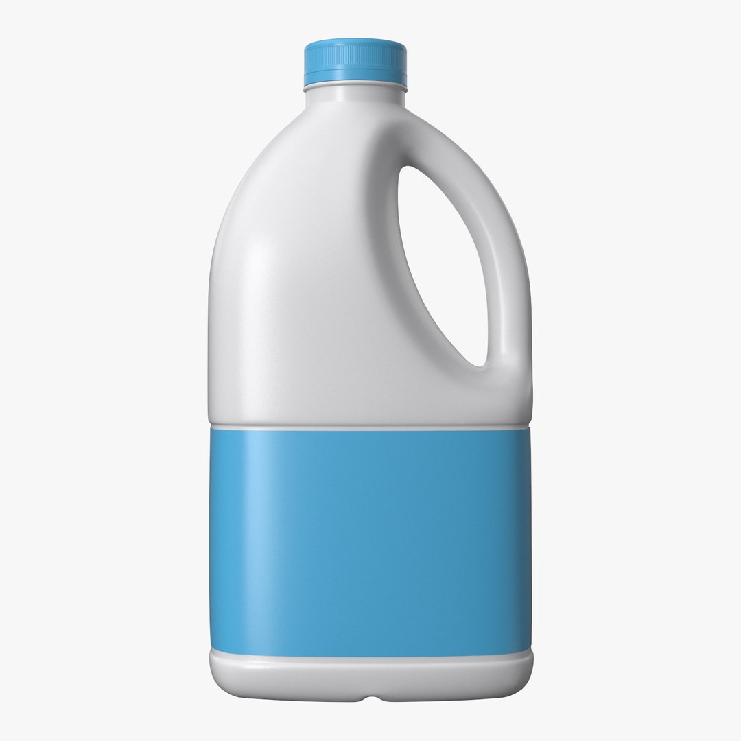 3D Plastic Milk Jug PBR Model - TurboSquid 2214440