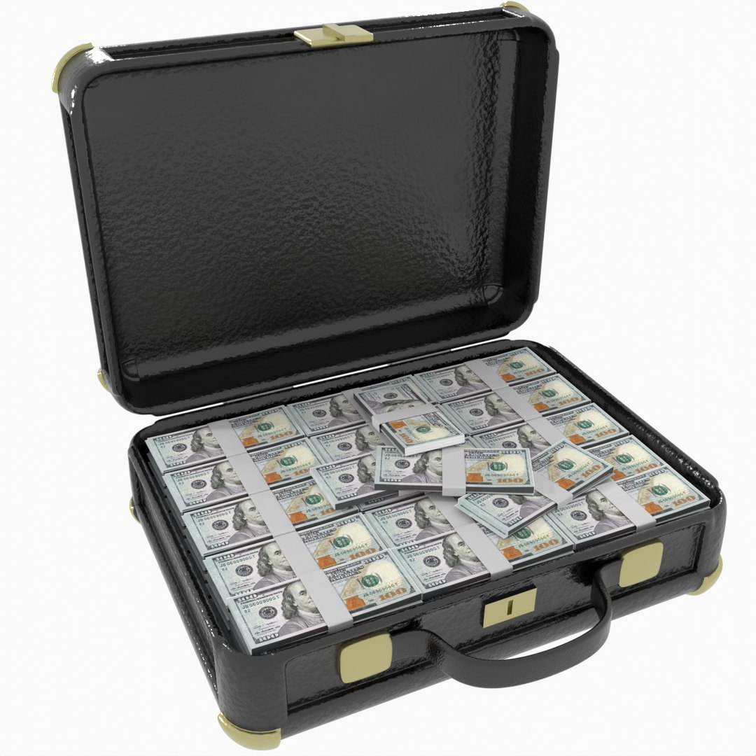 Suitcase With Money 3D Model - TurboSquid 1989709