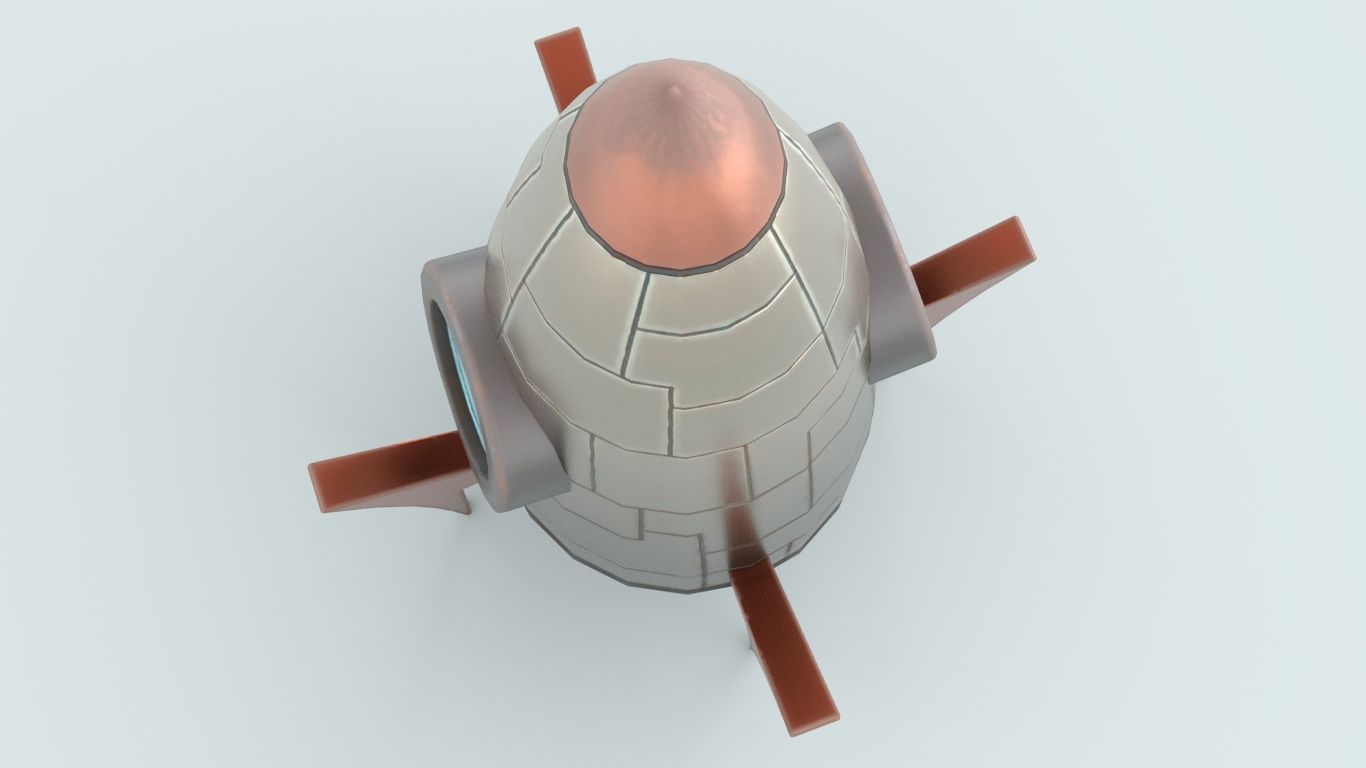 3D Model Cartoon Rocket - TurboSquid 1504181