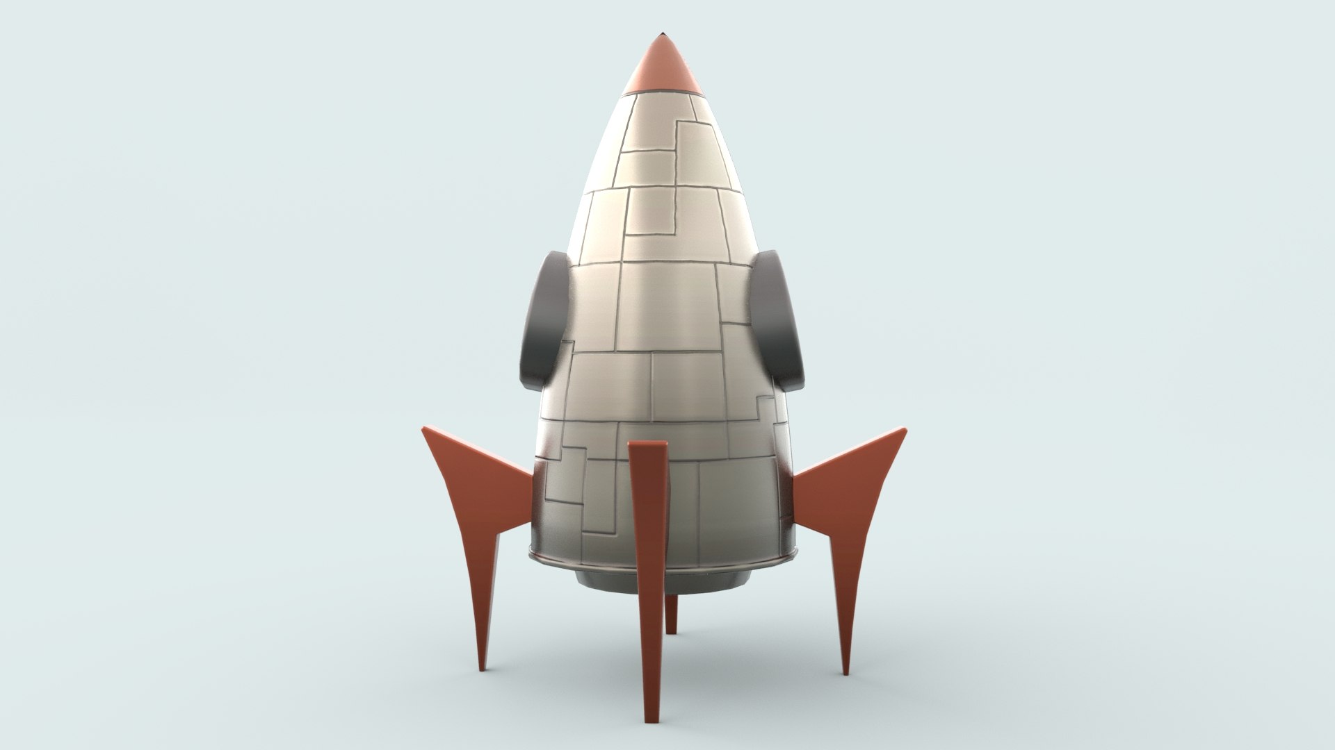 3D Model Cartoon Rocket - TurboSquid 1504181