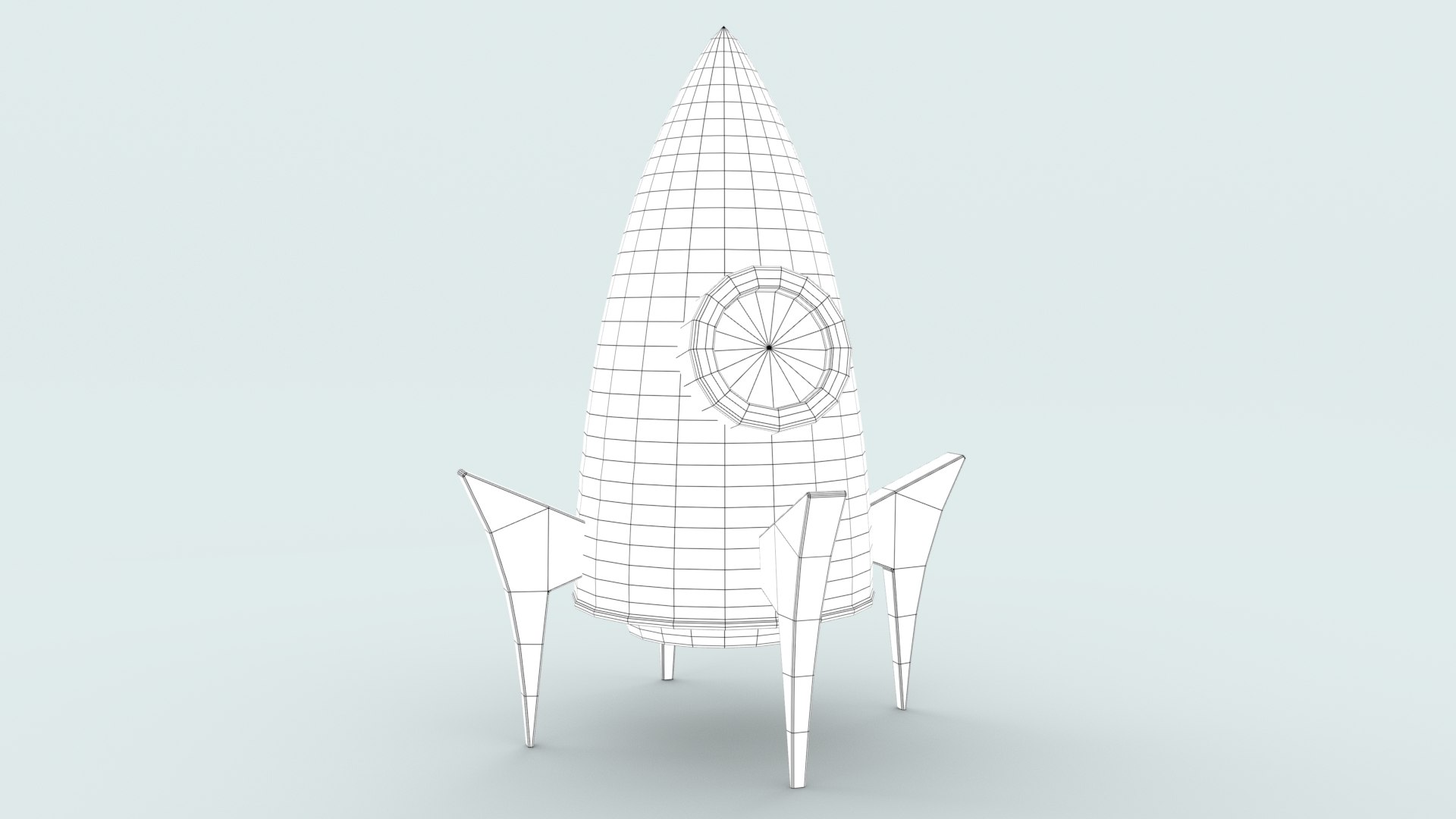 3D Model Cartoon Rocket - TurboSquid 1504181