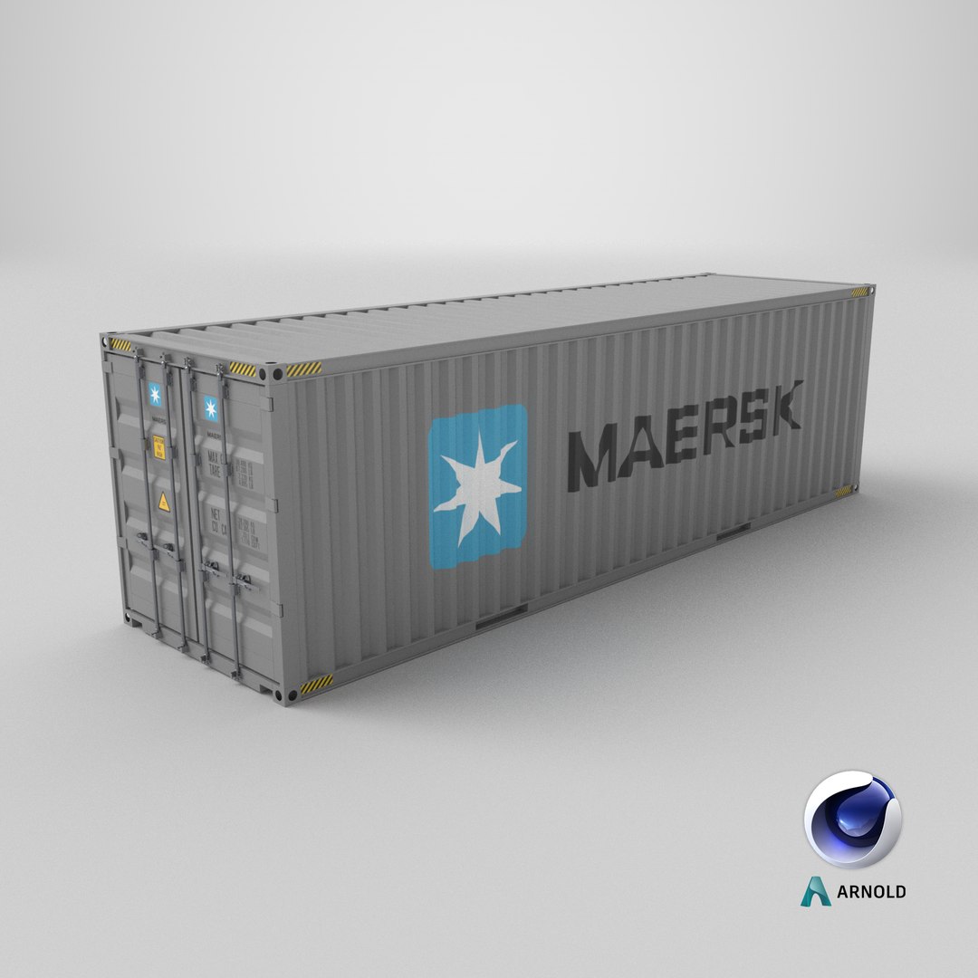 Detailed Shipping Container 3D - TurboSquid 2224146