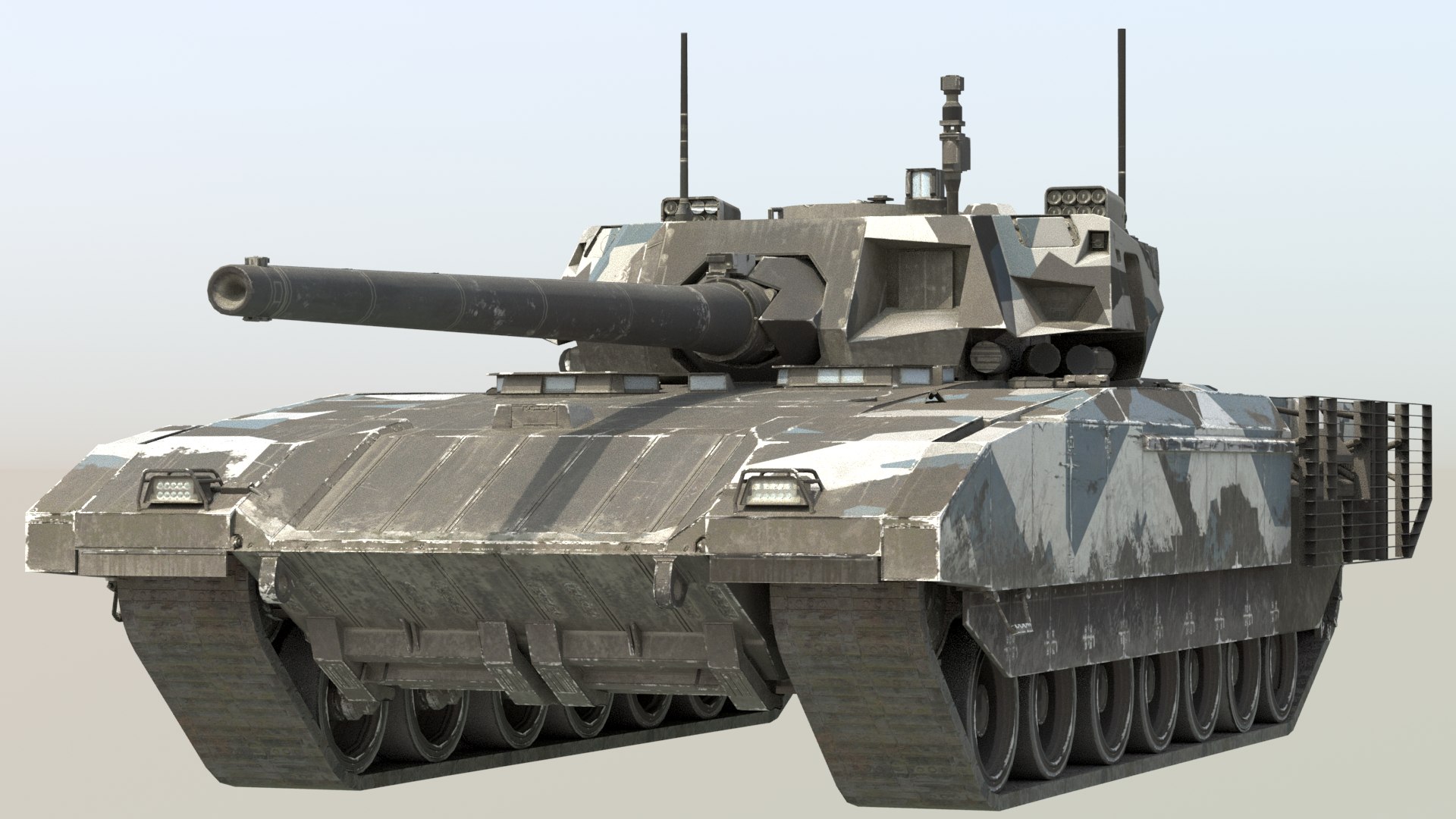 T-14 Armata Tank 3D Model - TurboSquid 2085394