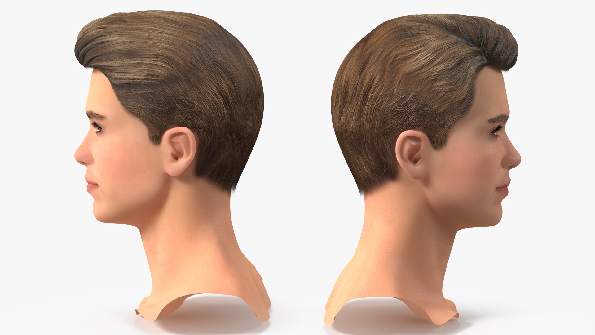 3D Model Teenage Boy Head - TurboSquid 1763282