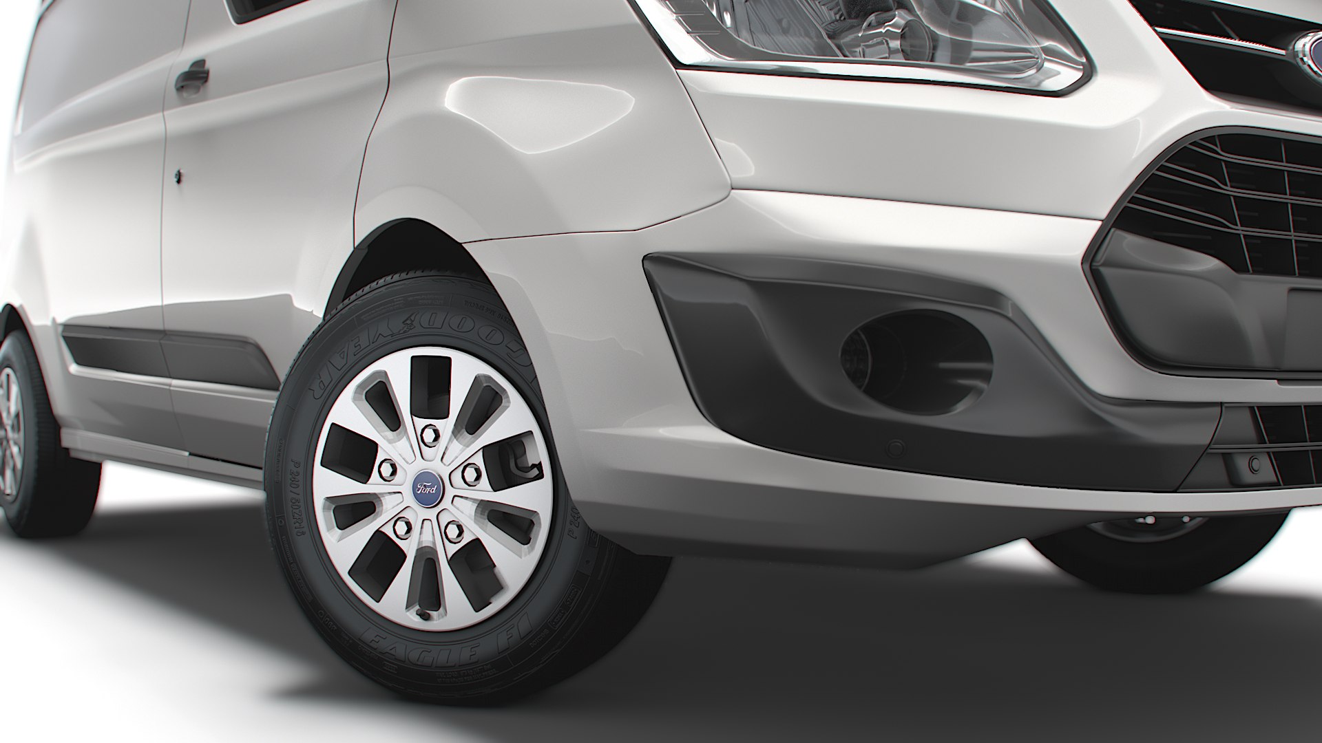 Ford Transit Custom L1H2 2018 3D - TurboSquid 1979027