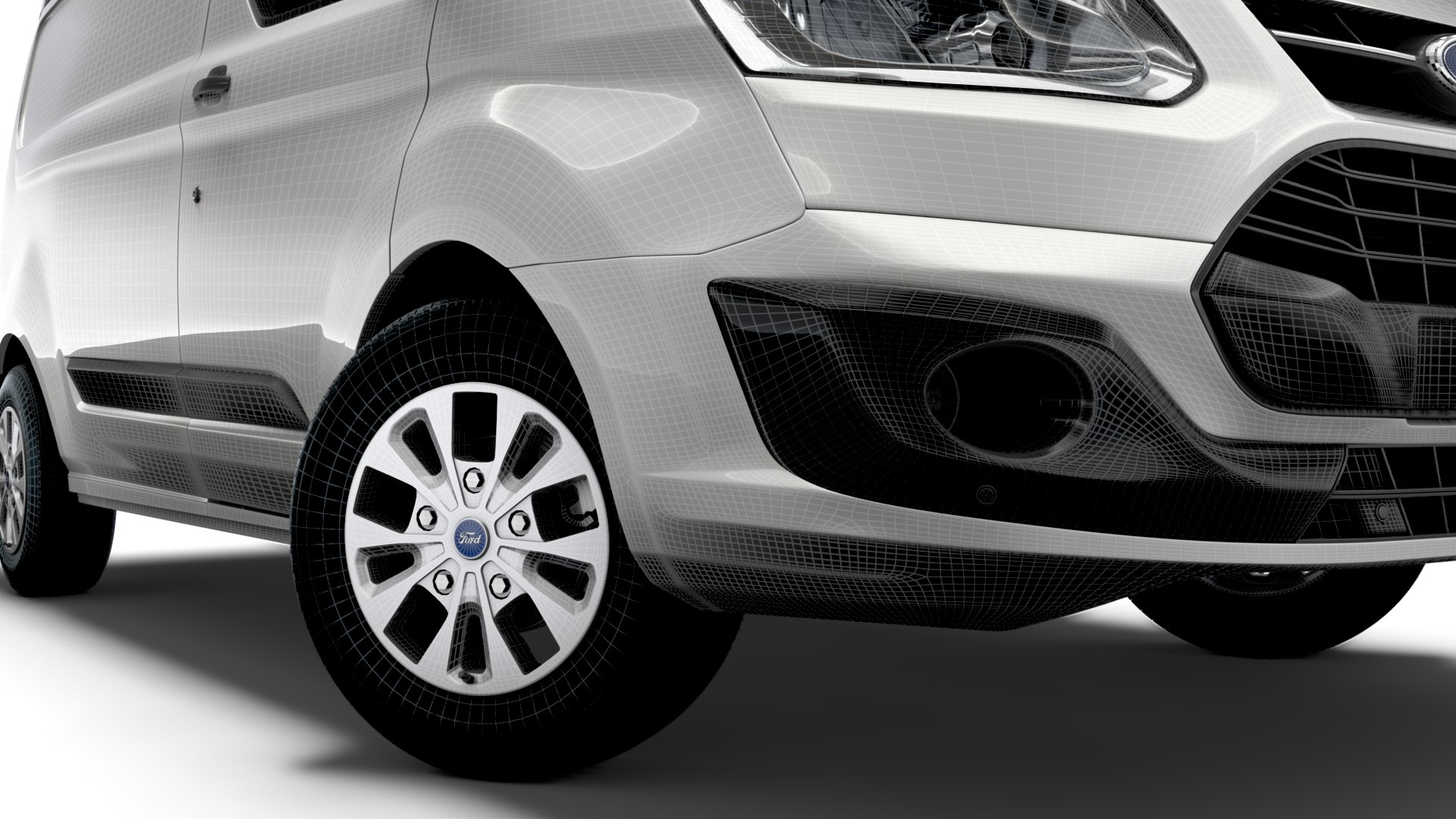 Ford Transit Custom L1H2 2018 3D - TurboSquid 1979027