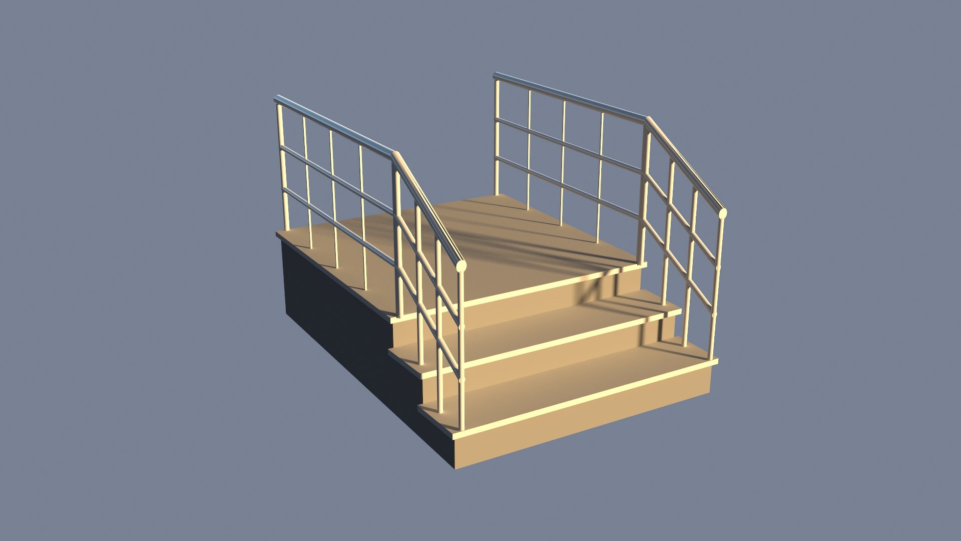 Free Stair 3d Model Turbosquid 1307808
