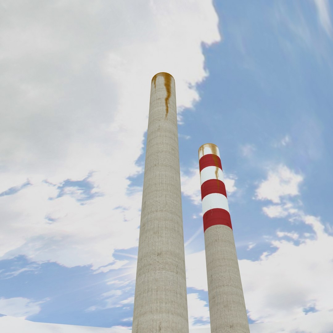 3d Model Smoke Stack