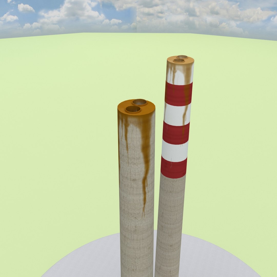 3d Model Smoke Stack
