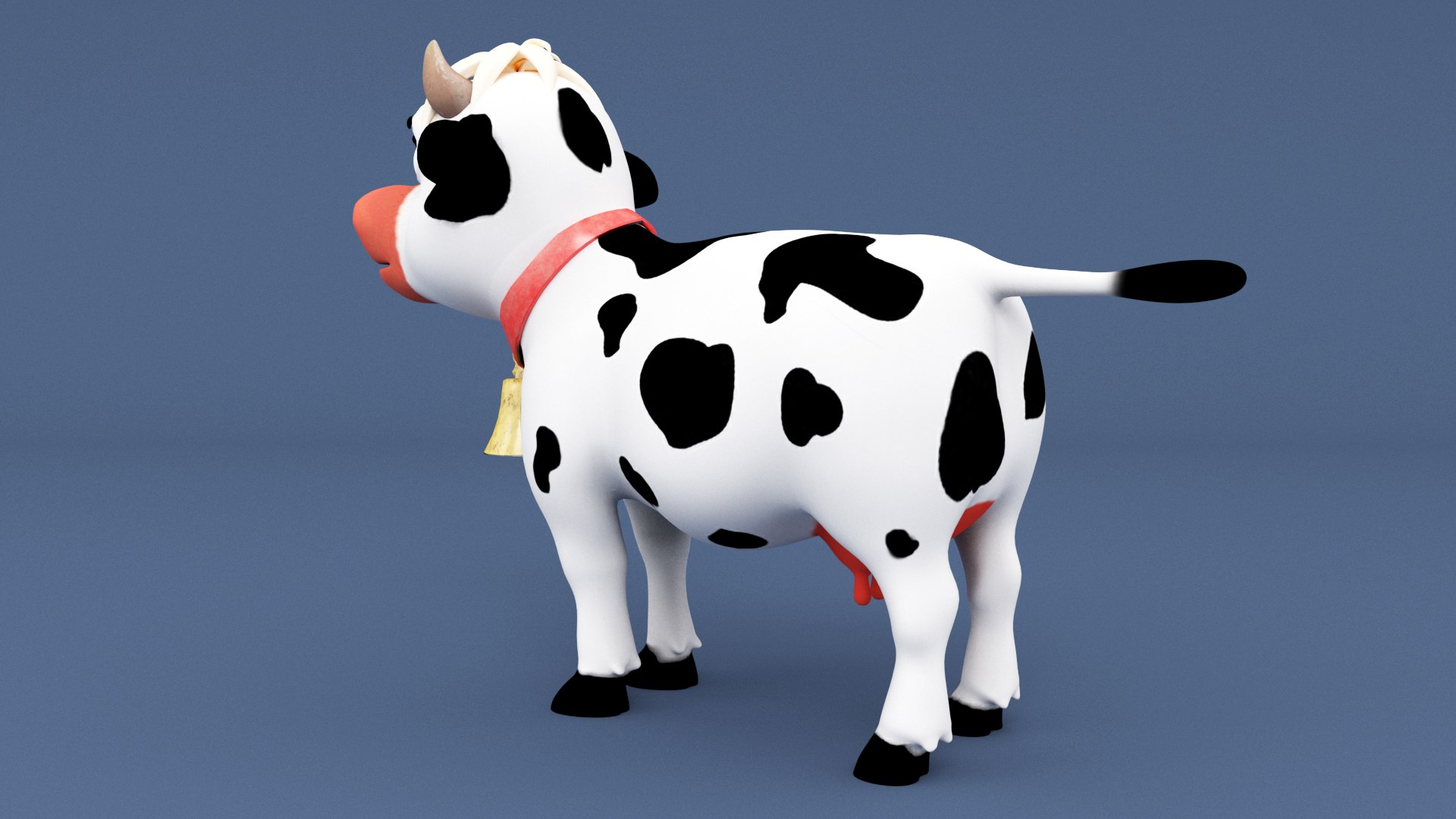 Cow Cartoon - Low -poly Low-poly 3D Model 3D Model - TurboSquid 1962265