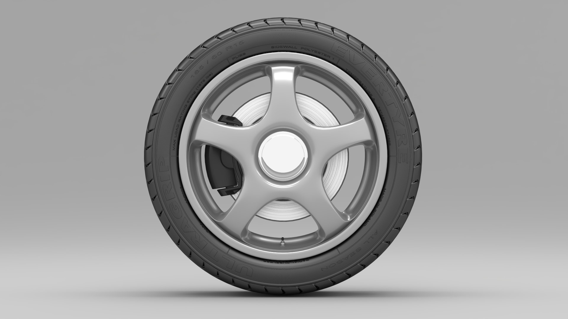 3D Car Wheel 2 - TurboSquid 2336667