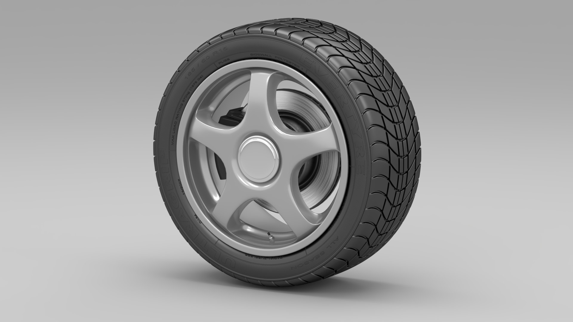 3D Car Wheel 2 - TurboSquid 2336667