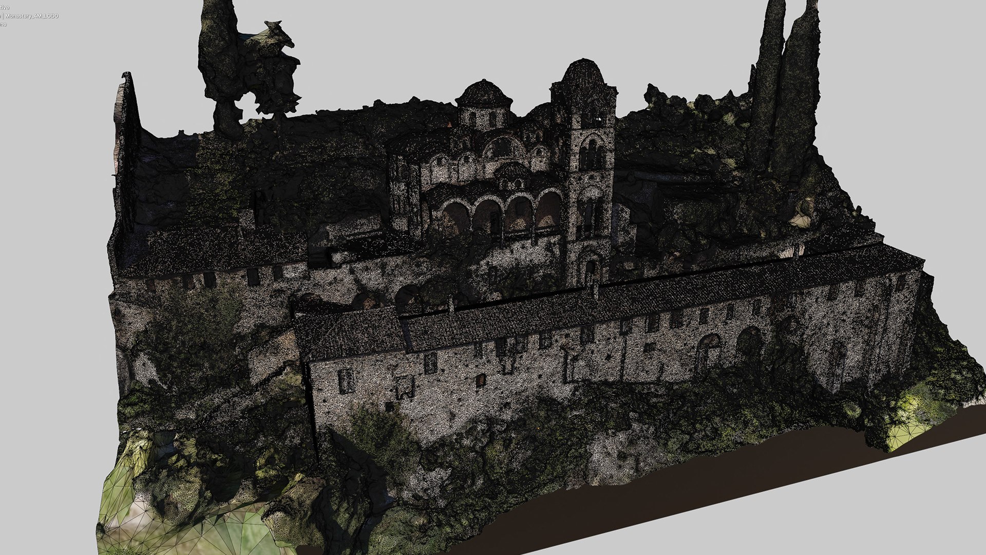 Greek-Monastery Model - TurboSquid 2247414