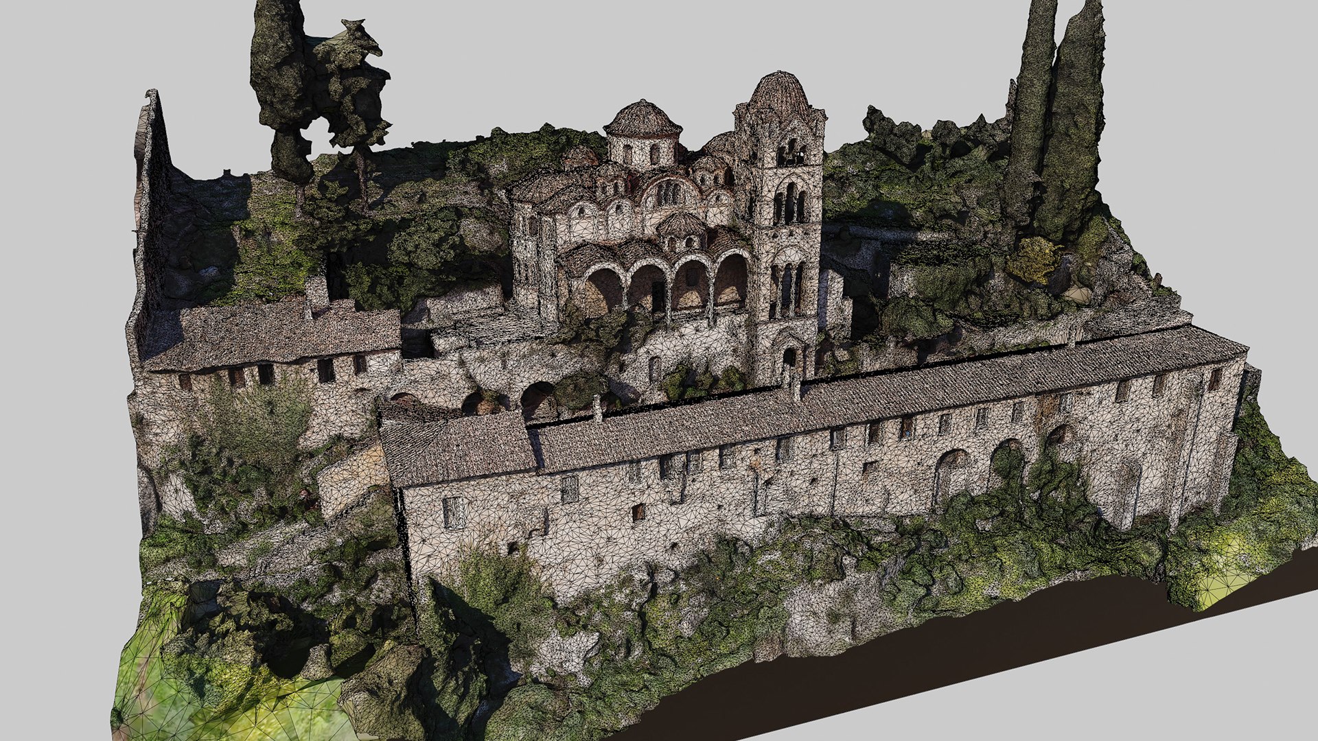 Greek-Monastery Model - TurboSquid 2247414