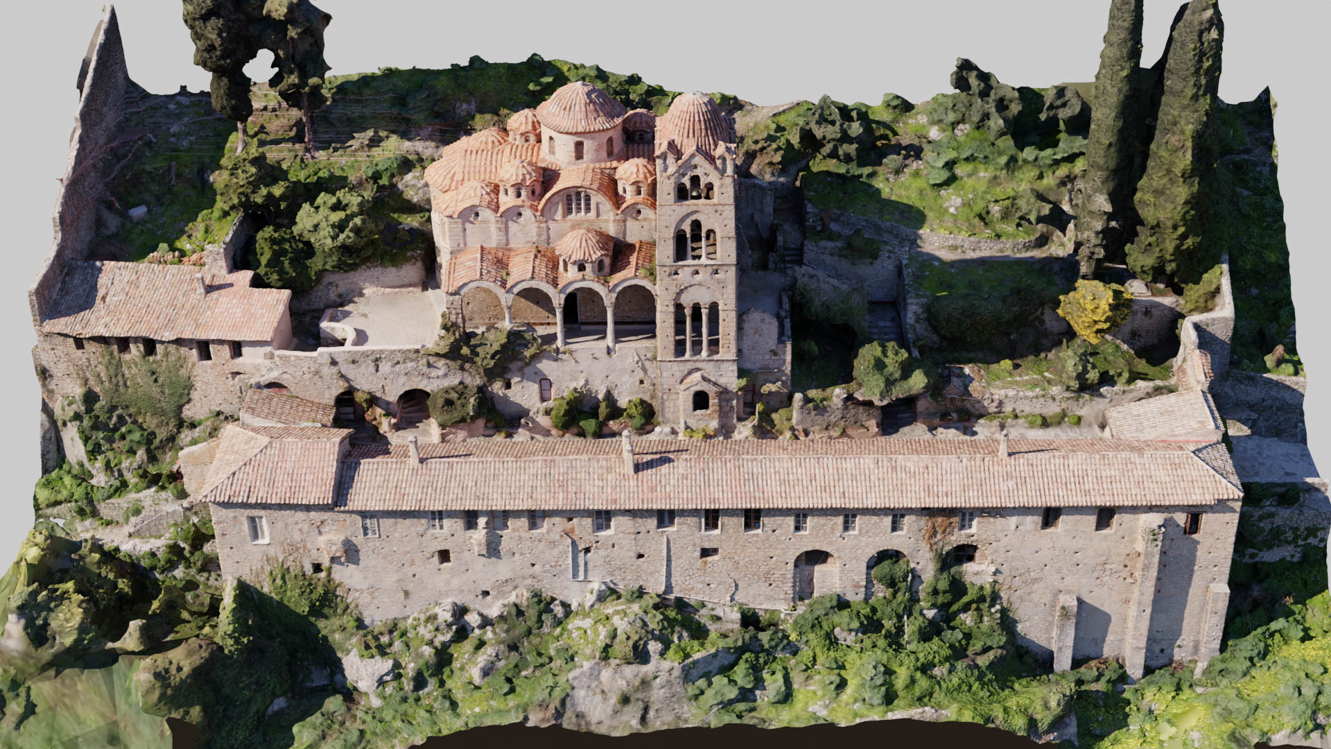 Greek-Monastery Model - TurboSquid 2247414