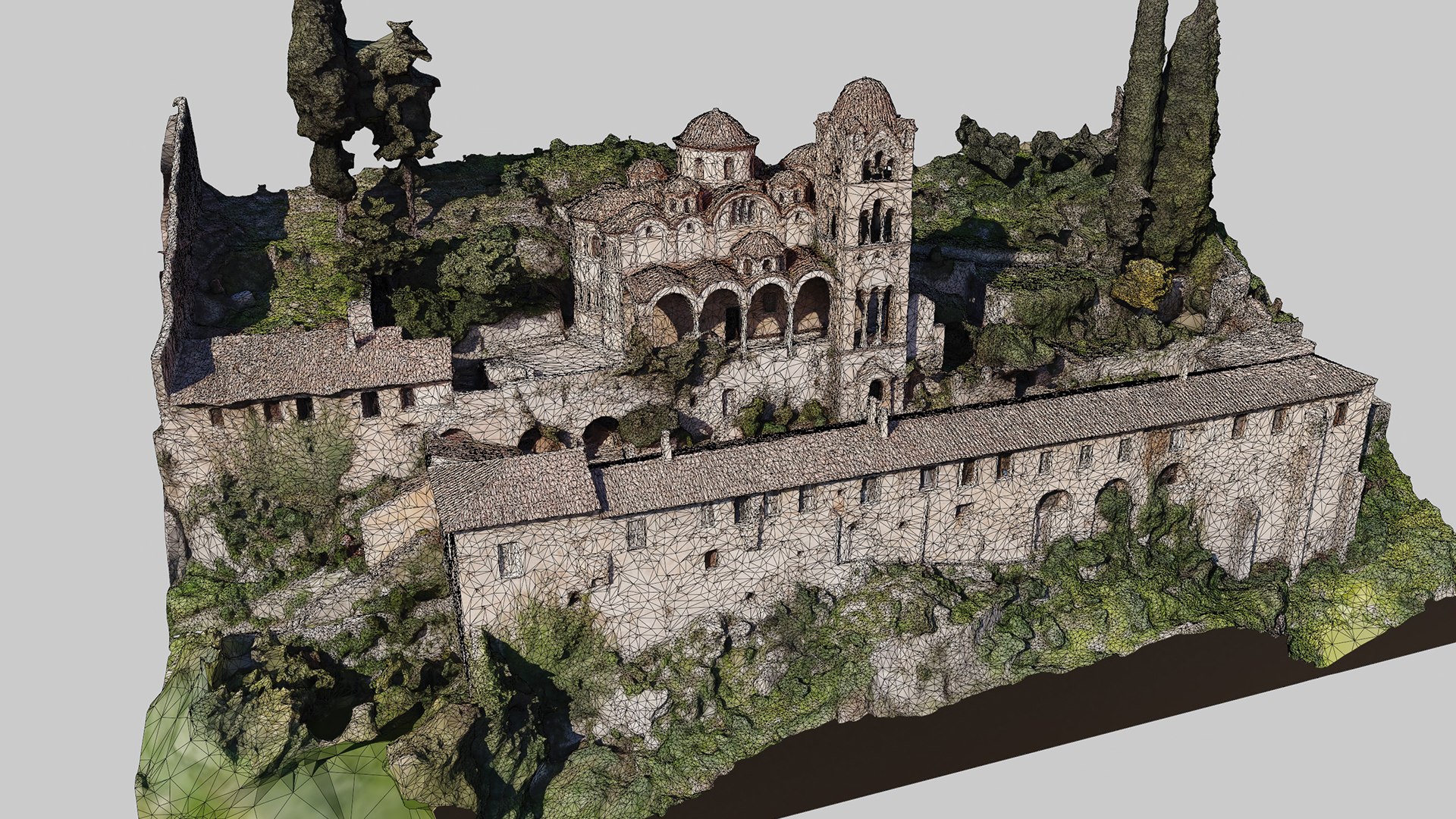 Greek-Monastery Model - TurboSquid 2247414