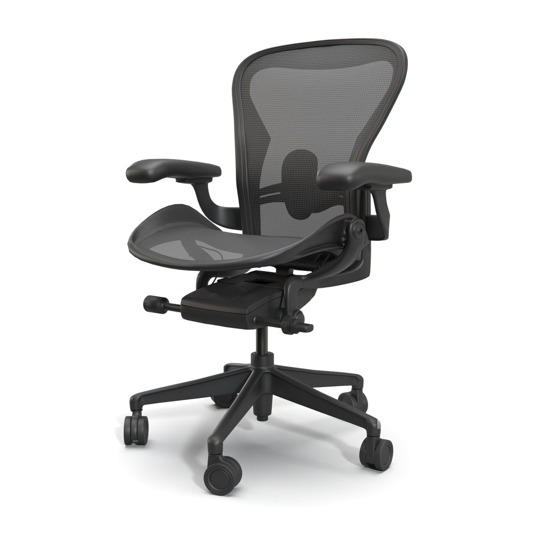 3D Herman Miller Aeron Chair PBR Model - TurboSquid 2209337