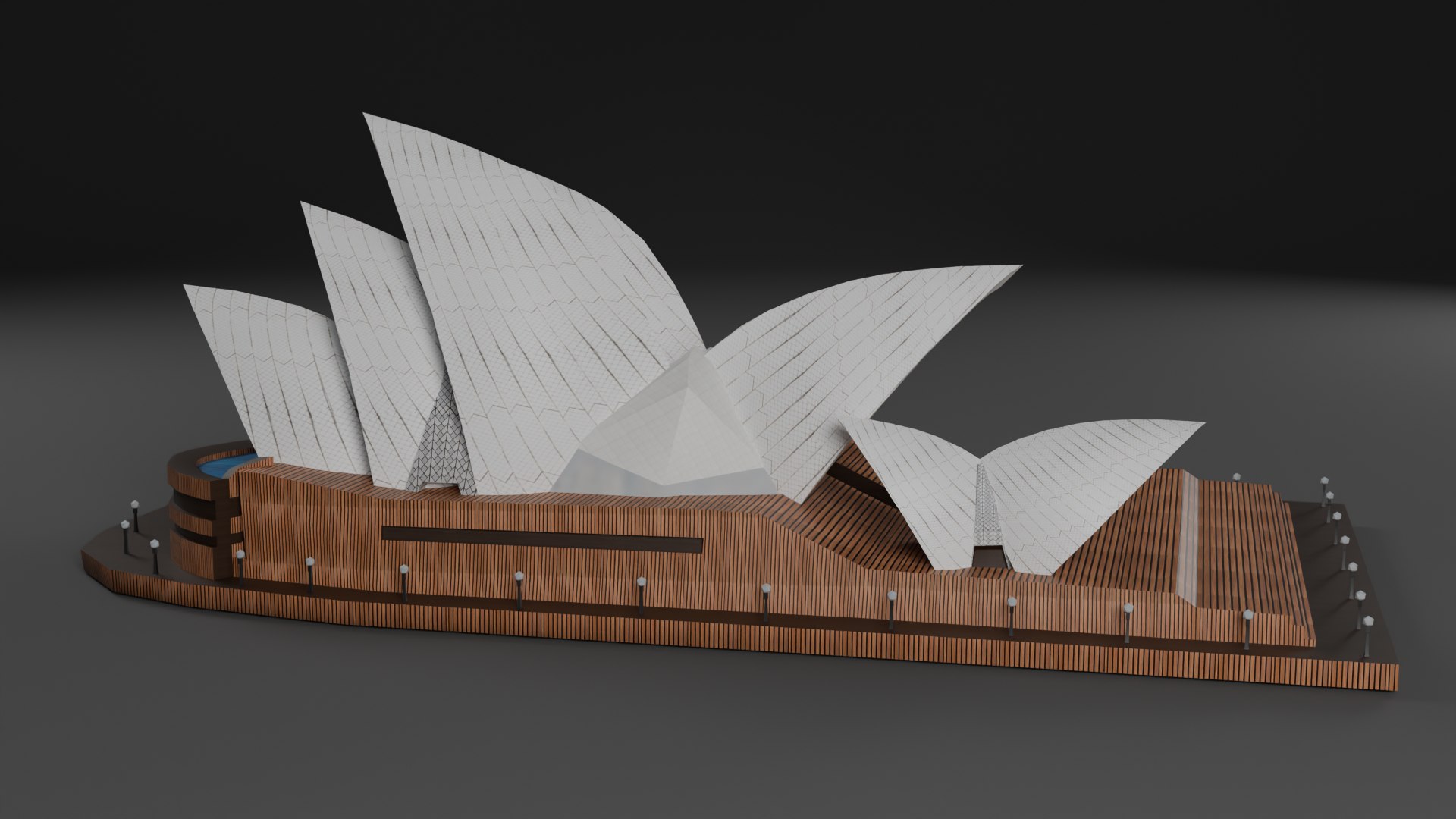3D Sydney Opera House Model - TurboSquid 2340115