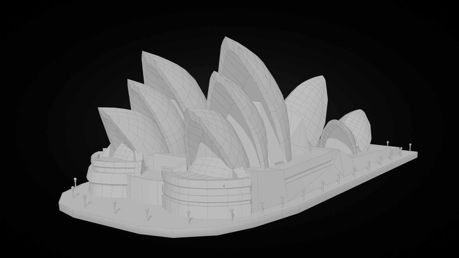 3D Sydney Opera House Model - TurboSquid 2340115
