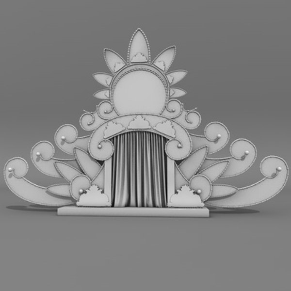 circus entrance 3d model