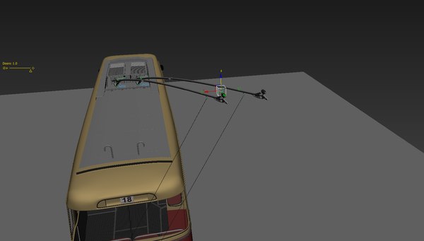 3d model skoda 9tr trolleybus trolley