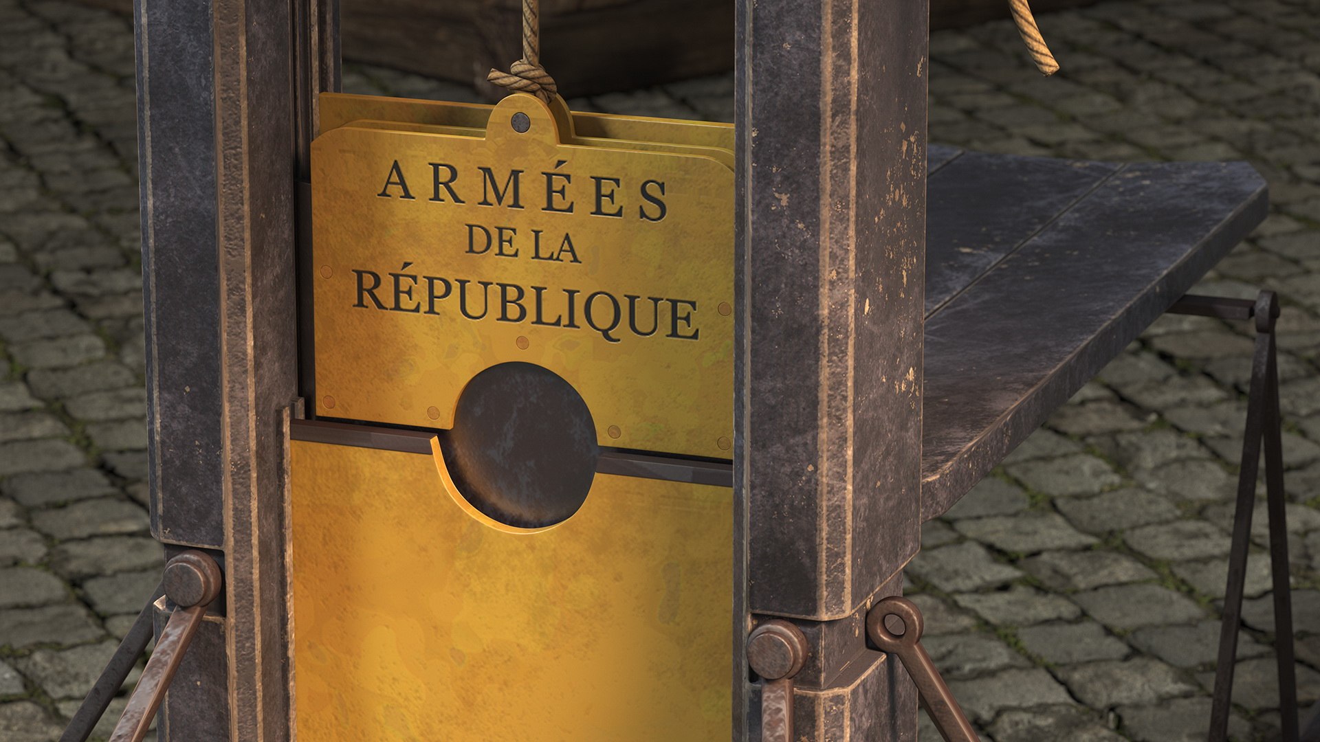 Antique French Revolution Guillotine 3D Model - TurboSquid 1653108