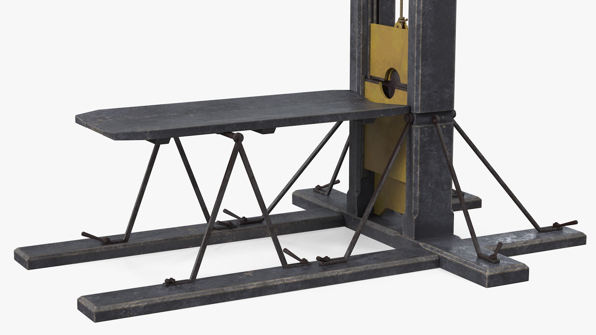 Antique French Revolution Guillotine 3D Model - TurboSquid 1653108