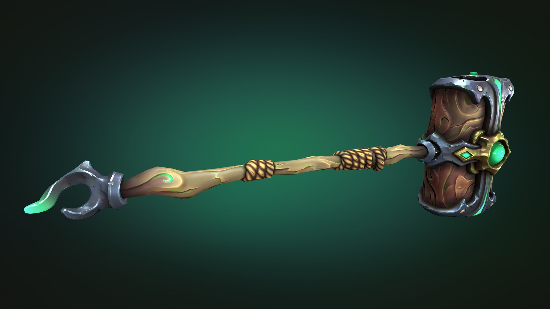 3D Coastal Two Handed Hammer - TurboSquid 2222096