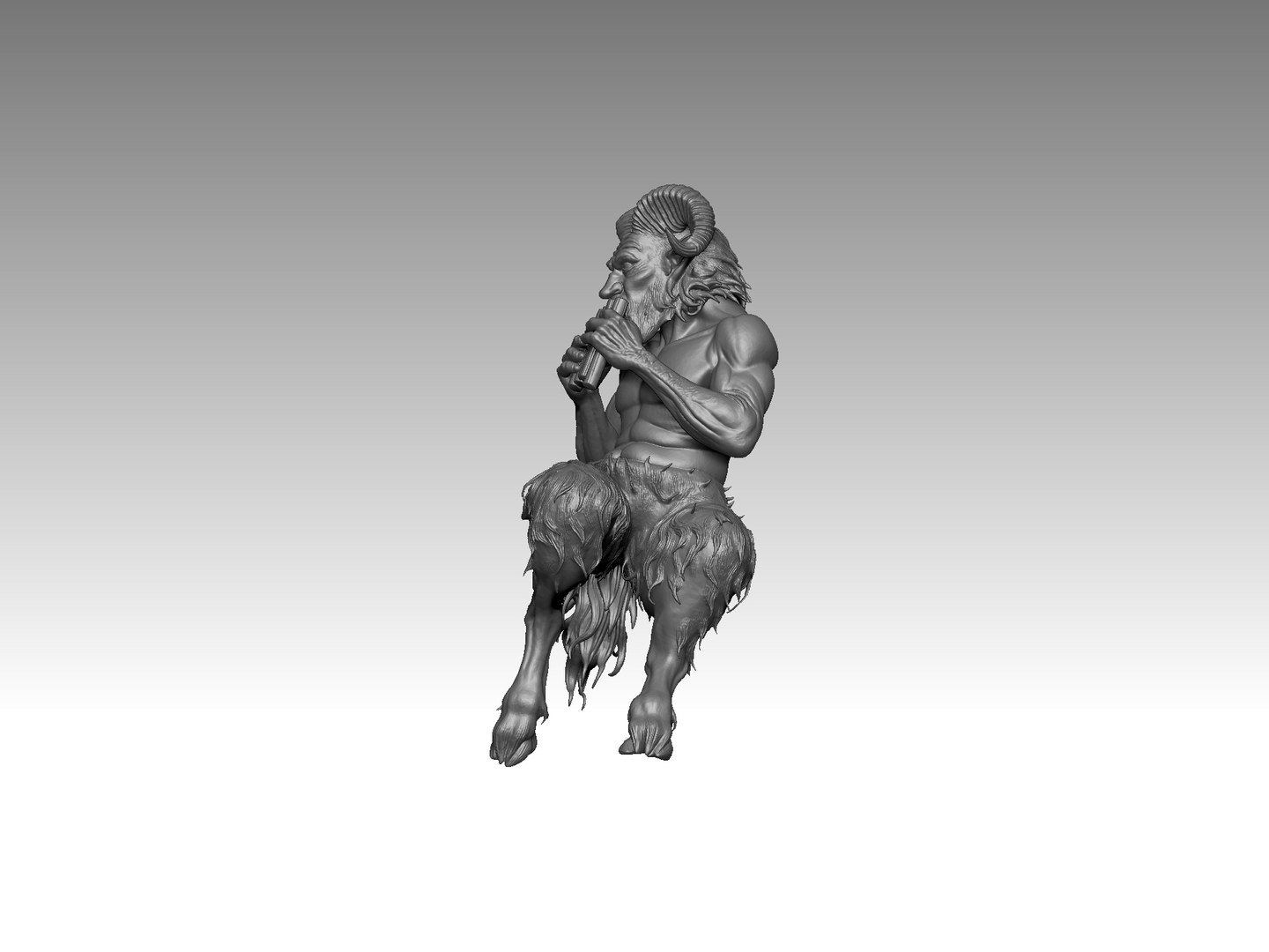 Goat Statue Human 3D - TurboSquid 2518249