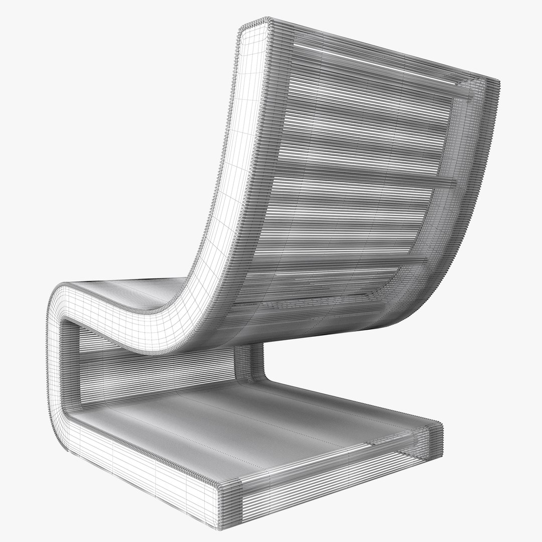 3D Pipo Cord Chair - TurboSquid 1952968