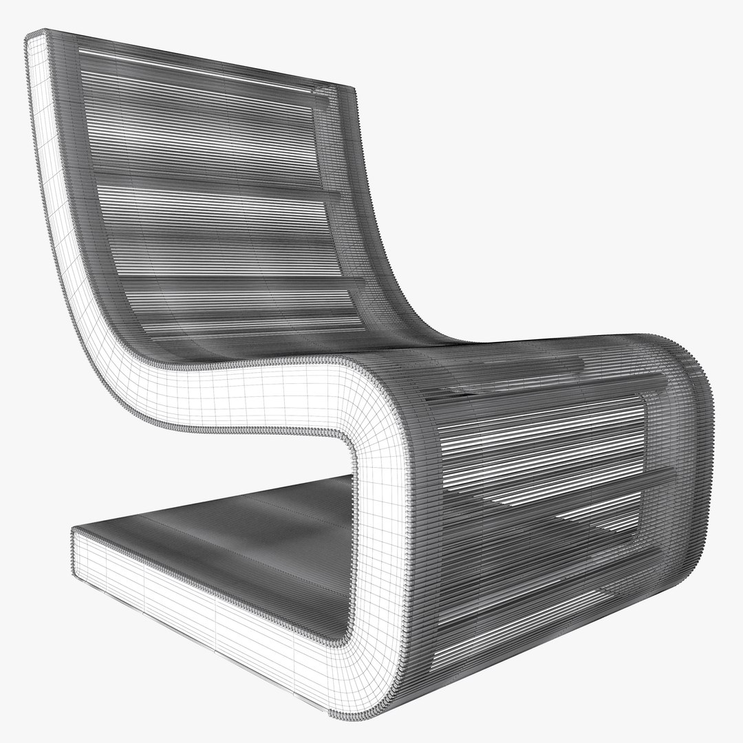 3D Pipo Cord Chair - TurboSquid 1952968