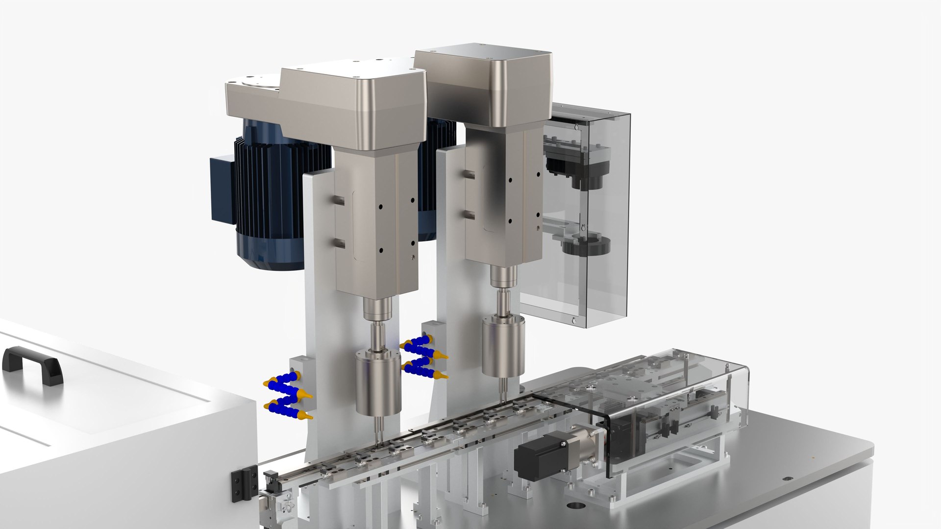 Fully Automatic Drilling And Tapping Machine 3D Model - TurboSquid 2015625