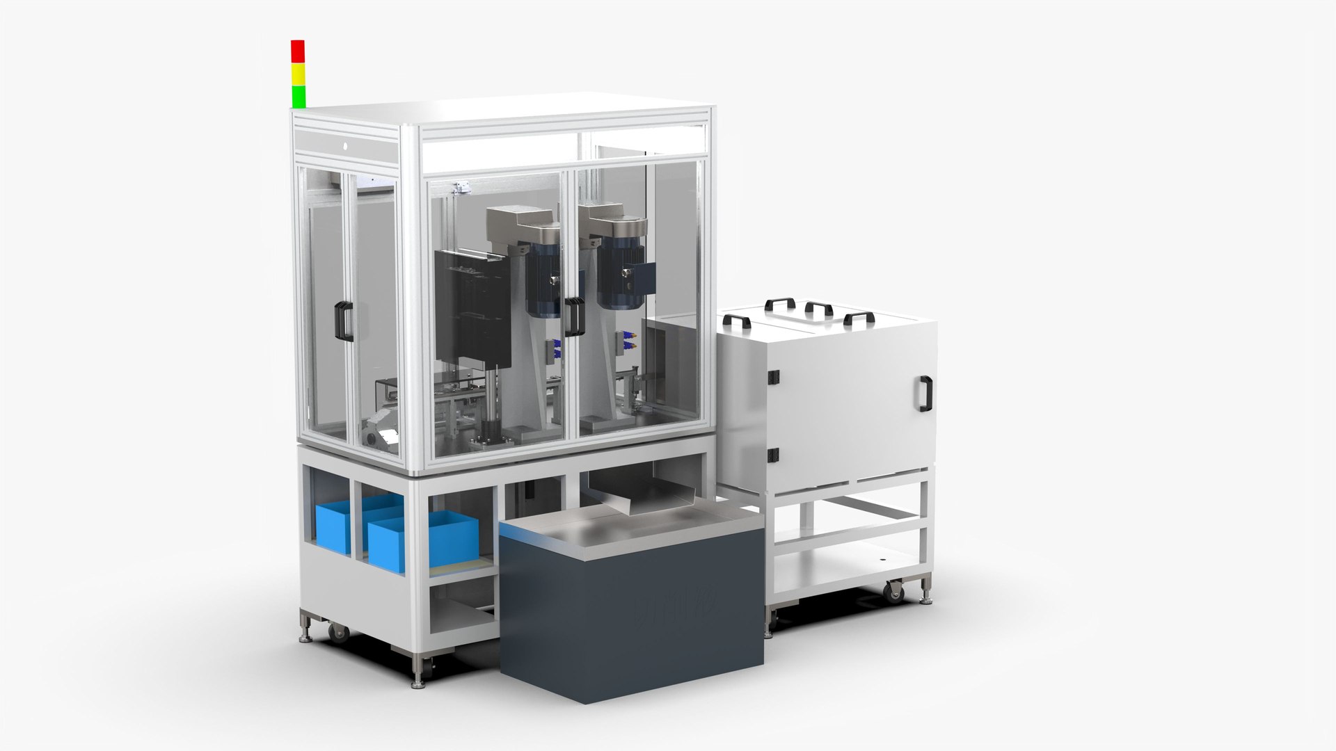 Fully Automatic Drilling And Tapping Machine 3D Model - TurboSquid 2015625