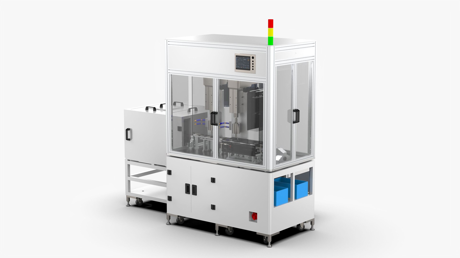 Fully Automatic Drilling And Tapping Machine 3D Model - TurboSquid 2015625